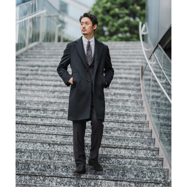 エディフィス（EDIFICE）/《追加》SUPER 140’s ウール / カシミヤ チェスターコート