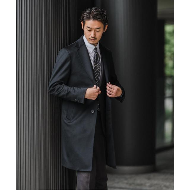 エディフィス（EDIFICE）/《追加》SUPER 140’s ウール / カシミヤ チェスターコート