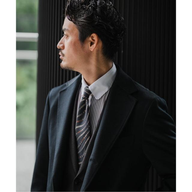 エディフィス（EDIFICE）/《追加》SUPER 140’s ウール / カシミヤ チェスターコート