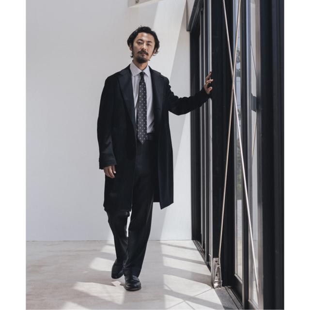 エディフィス（EDIFICE）/《追加》SUPER 140’s ウール / カシミヤ チェスターコート