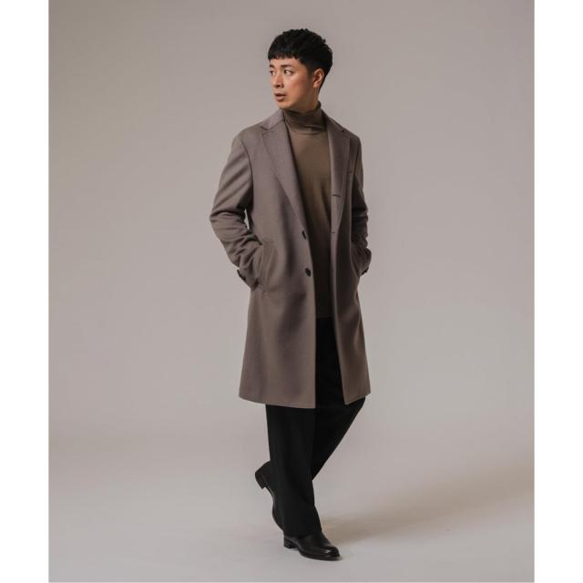 エディフィス（EDIFICE）/《追加》SUPER 140’s ウール / カシミヤ チェスターコート
