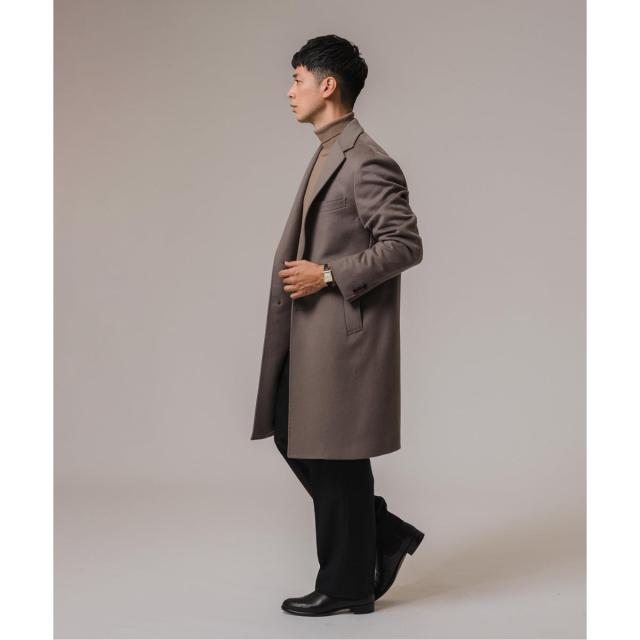 エディフィス（EDIFICE）/《追加》SUPER 140’s ウール / カシミヤ チェスターコート