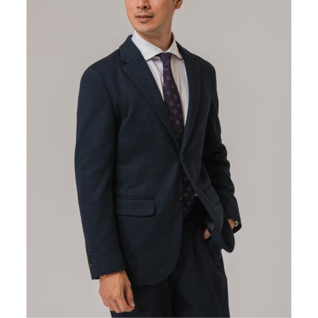 エディフィス（EDIFICE）/コットン/ウール ジャージー 2ボタン ジャケット【セットアップ着用可】