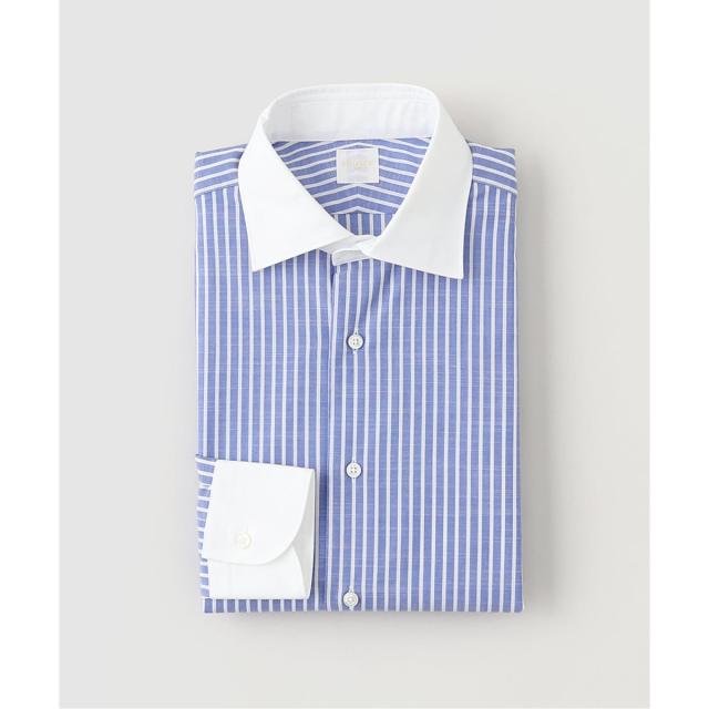 【NEW】エディフィス（EDIFICE）/D．ショートポイント クレリックストライプ