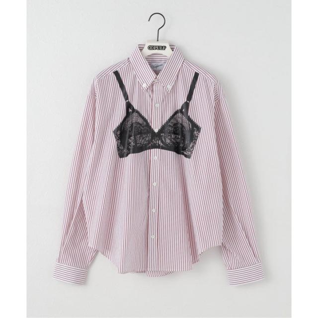 417 エディフィス（417 EDIFICE）/VAQUERA / バケラ WOMEN TROMPE L’OEIL BUTTON DOWN