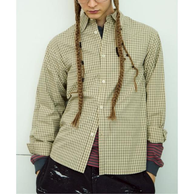 417 エディフィス（417 EDIFICE）/PULP / ミニチェック スタンダードシャツ
