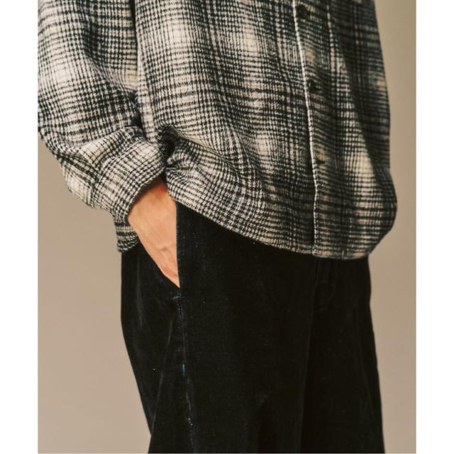 417 エディフィス（417 EDIFICE）/ベロアデニム フレアワークパンツの