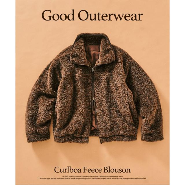 417 エディフィス（417 EDIFICE）/Curlboa ボアフリースブルゾン