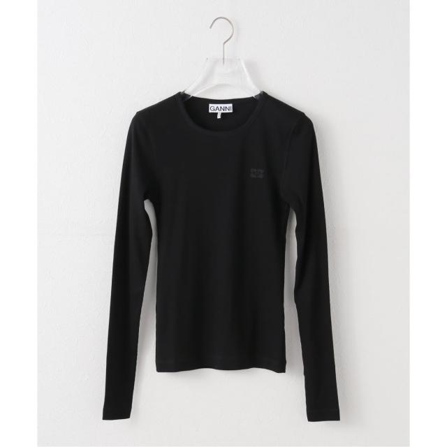 417 エディフィス（417 EDIFICE）/GANNI / ガニー Soft Cotton Rib Long Sleeve