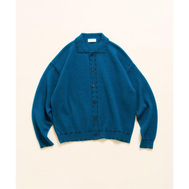 417 エディフィス（417 EDIFICE）/ステッチ ニットカーディガン