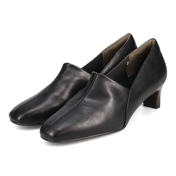 テーン（tehen）/tehen 柔らかなストレッチ素材が甲にやさしくフィット  甲深ストレッチパンプス