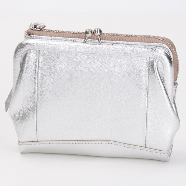 ペルケ（perche’）/【本革 レザー】 perche ペルケ / エアリーゴート外がま口２つ折り財布