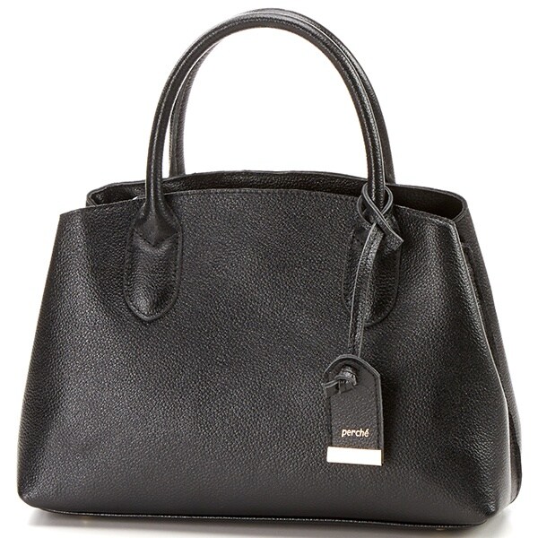 ペルケ（perche’）/【本革 レザー】 ひざ上に乗るハンドバッグサイズ！やぎ革ユーティリティトートバッグS ペルケ