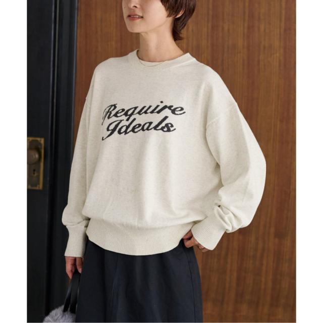 ジャーナルスタンダード レリューム（JOURNAL STANDARD relume）/《追加》コットンカシミヤロゴニット