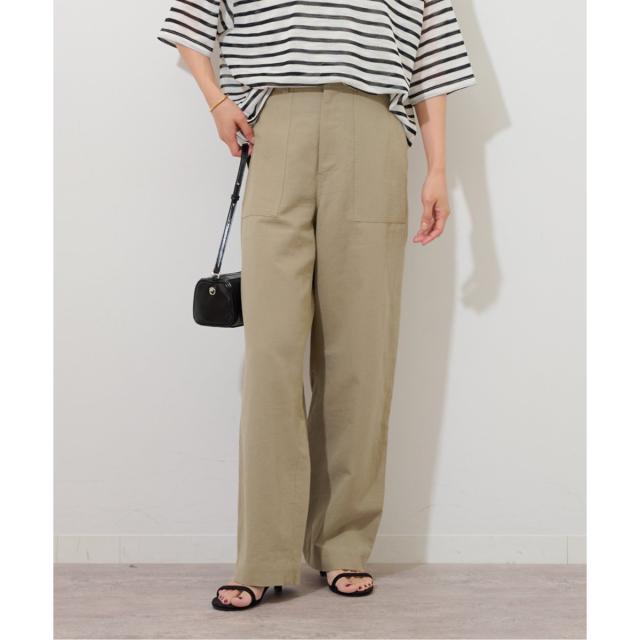 ジャーナルスタンダード レリューム（JOURNAL STANDARD relume）/《追加》コットンリネンツイルベイカーパンツ