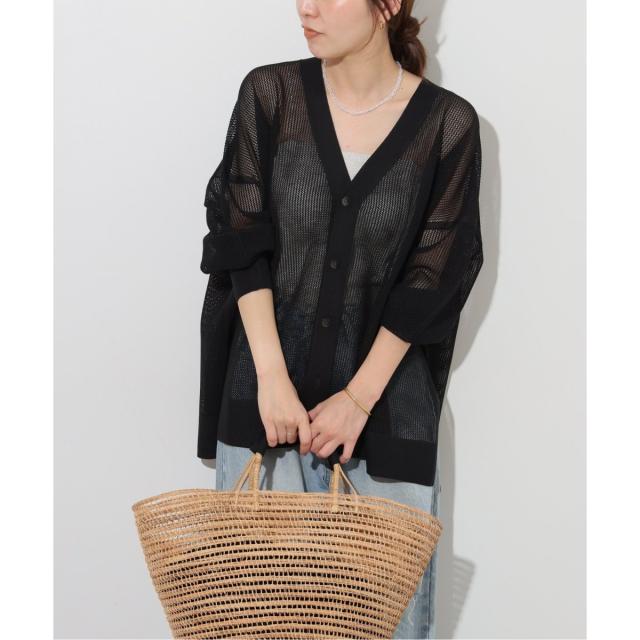 ジャーナルスタンダード レリューム（JOURNAL STANDARD relume）/メッシュカーディガン