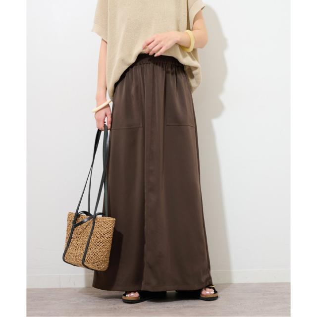 ジャーナルスタンダード レリューム（JOURNAL STANDARD relume）/ヴィンテージサテンベイカースカート