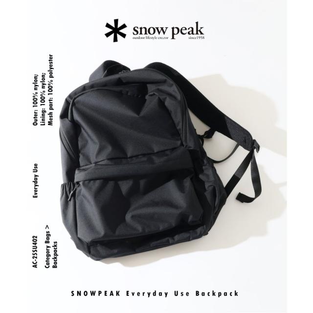 ジャーナルスタンダード レリューム（JOURNAL STANDARD relume）/PEAK / スノーピーク Everyday Use バックパック AC−25SU402