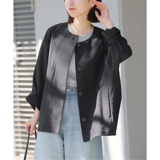 ジャーナルスタンダード レリューム（JOURNAL STANDARD relume）/《追加》撥水【SPENSIERATO】クルーネックコクーンブルゾン