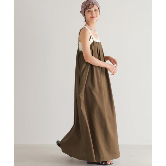 ジャーナルスタンダード レリューム（JOURNAL STANDARD relume）/リネンコットンタックキャミワンピース