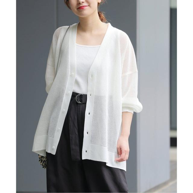 ジャーナルスタンダード レリューム（JOURNAL STANDARD relume）/《追加》メッシュカーディガン