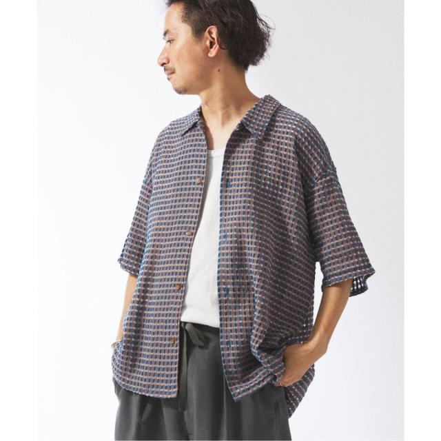 ジャーナルスタンダード レリューム（JOURNAL STANDARD relume）/チェック シアー ドビー 半袖 シャツ