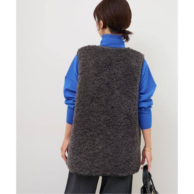 ジャーナルスタンダード レリューム（JOURNAL STANDARD relume）/《WEB限定追加》シープフェイクファージップベスト