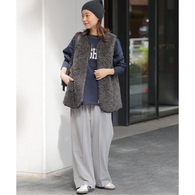 ジャーナルスタンダード レリューム（JOURNAL STANDARD relume）/《WEB限定追加》シープフェイクファージップベスト