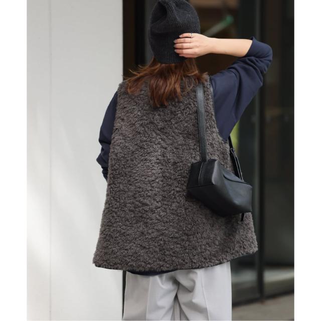 ジャーナルスタンダード レリューム（JOURNAL STANDARD relume）/《WEB限定追加》シープフェイクファージップベスト