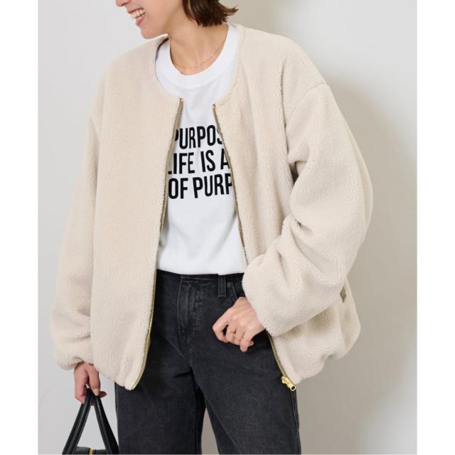 ジャーナルスタンダード レリューム（JOURNAL STANDARD relume）/《WEB限定》リバーシブルボアブルゾン