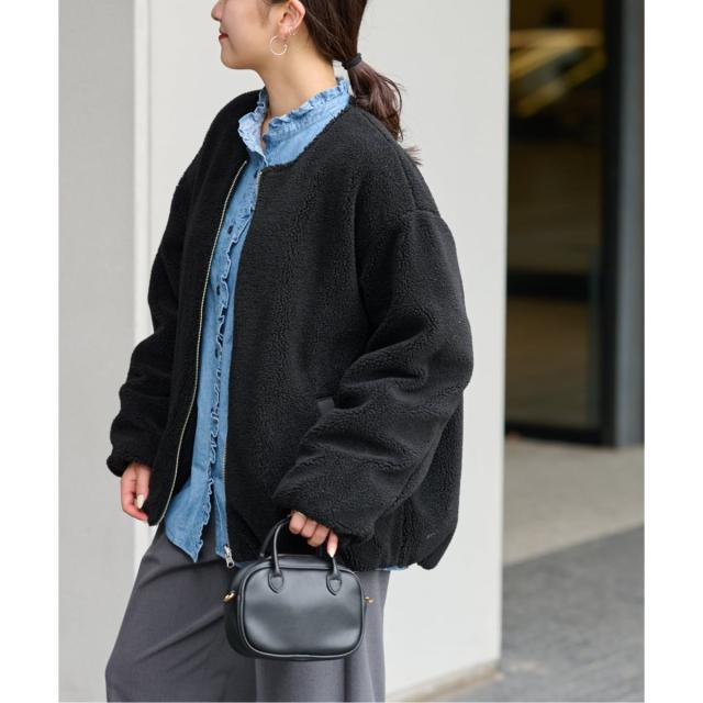 ジャーナルスタンダード レリューム（JOURNAL STANDARD relume）/《WEB限定》リバーシブルボアブルゾン