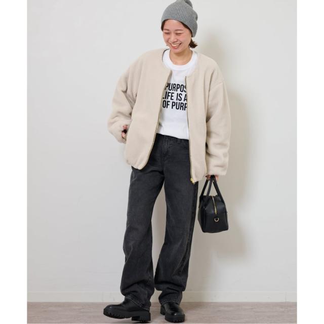 ジャーナルスタンダード レリューム（JOURNAL STANDARD relume）/《WEB限定》リバーシブルボアブルゾン