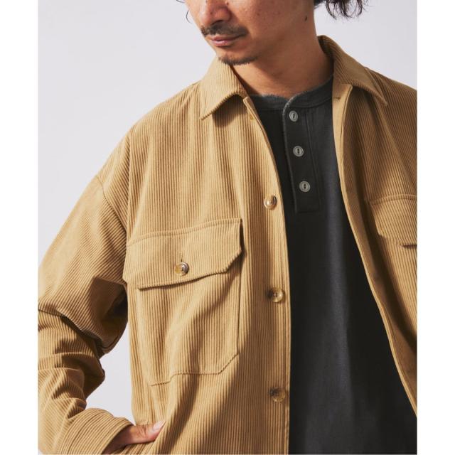 ジャーナルスタンダード レリューム（JOURNAL STANDARD relume）/TECH ”SOLOTEX(R)” コーデュロイ ウォッシャブル CPOシャツジャケット