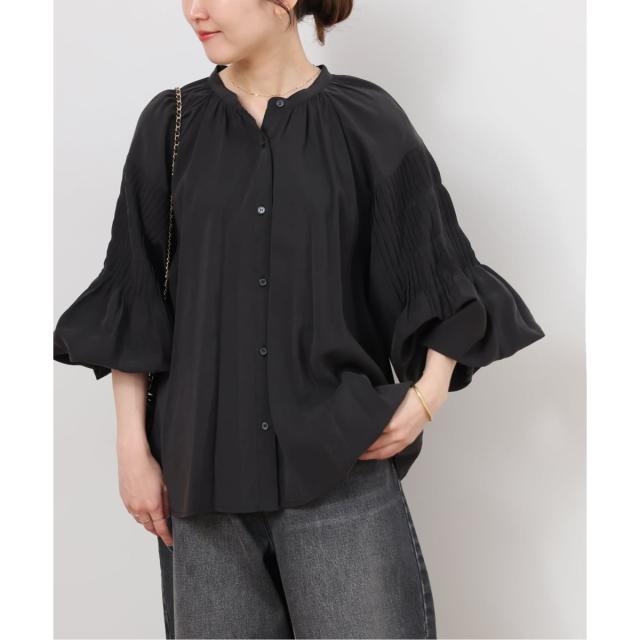 ジャーナルスタンダード レリューム（JOURNAL STANDARD relume）/ピンタックボリュームスリーブブラウス