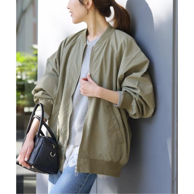 ジャーナルスタンダード レリューム（JOURNAL STANDARD relume）/《追加》ウォッシャブルナイロンダブルジップMA−1