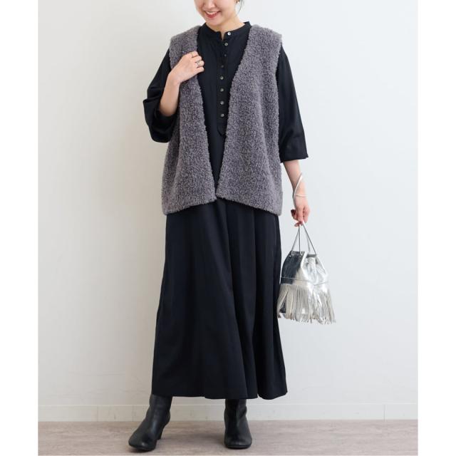 ジャーナルスタンダード レリューム（JOURNAL STANDARD relume）/《WEB限定》レーヨンツイルロングワンピース