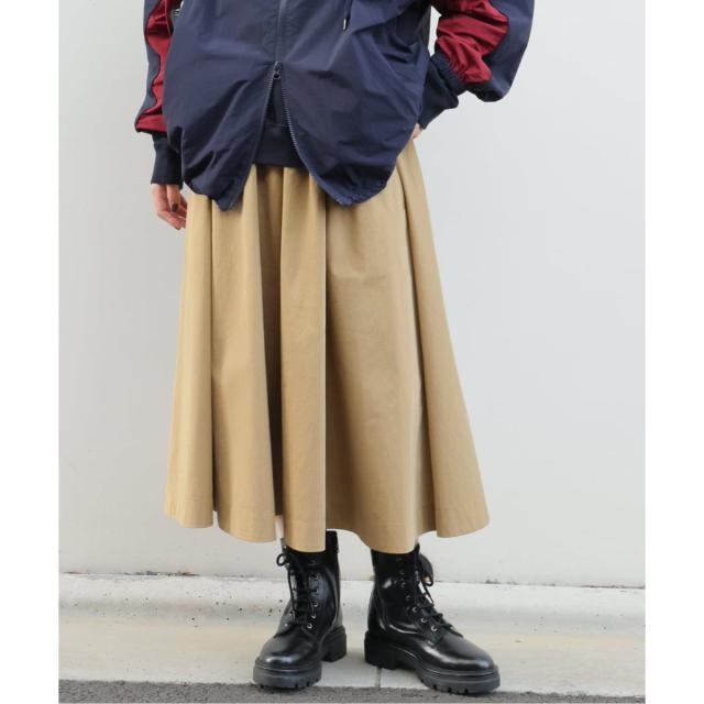 ジャーナルスタンダード レリューム（JOURNAL STANDARD relume）/チノギャザーミディスカート