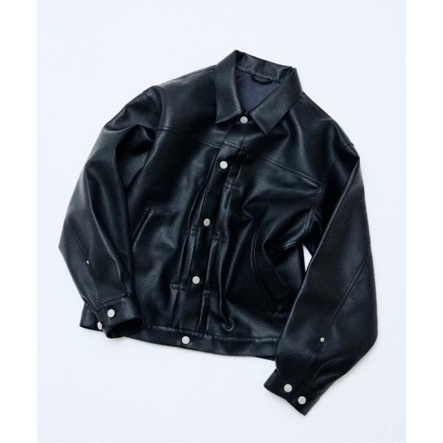 ジャーナルスタンダード レリューム（JOURNAL STANDARD relume）/シンセティック レザー トラッカージャケット