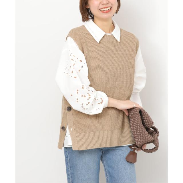 ジャーナルスタンダード レリューム（JOURNAL STANDARD relume）/サイドボタンニットベスト