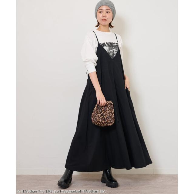 ジャーナルスタンダード レリューム（JOURNAL STANDARD relume）/《WEB限定追加》ウォッシャブルブラッシュロングキャミワンピース