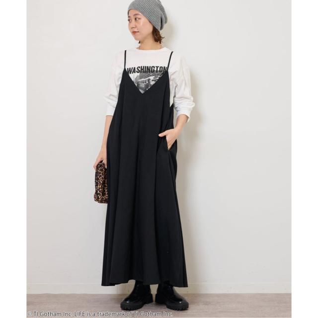 ジャーナルスタンダード レリューム（JOURNAL STANDARD relume）/《WEB限定追加》ウォッシャブルブラッシュロングキャミワンピース