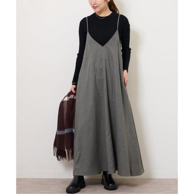 ジャーナルスタンダード レリューム（JOURNAL STANDARD relume）/《WEB限定追加》ウォッシャブルブラッシュロングキャミワンピース
