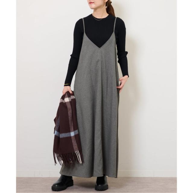 ジャーナルスタンダード レリューム（JOURNAL STANDARD relume）/《WEB限定追加》ウォッシャブルブラッシュロングキャミワンピース