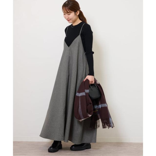 ジャーナルスタンダード レリューム（JOURNAL STANDARD relume）/《WEB限定追加》ウォッシャブルブラッシュロングキャミワンピース