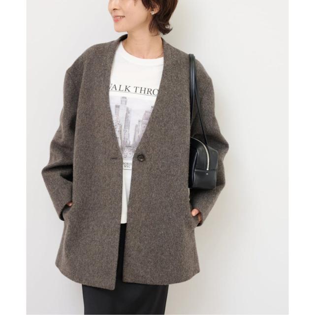 ジャーナルスタンダード レリューム（JOURNAL STANDARD relume）/尾州ウールシャギージャケットコート