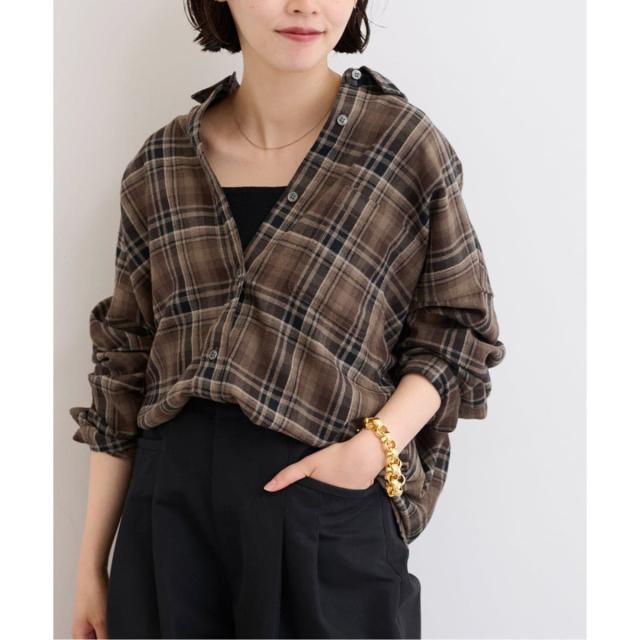 ジャーナルスタンダード レリューム（JOURNAL STANDARD relume）/《追加2》CHECKオーバーサイズシャツ