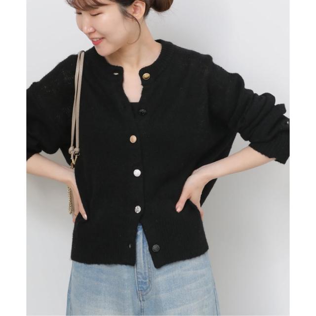 ジャーナルスタンダード レリューム（JOURNAL STANDARD relume）/ビジューボタンカーディガン