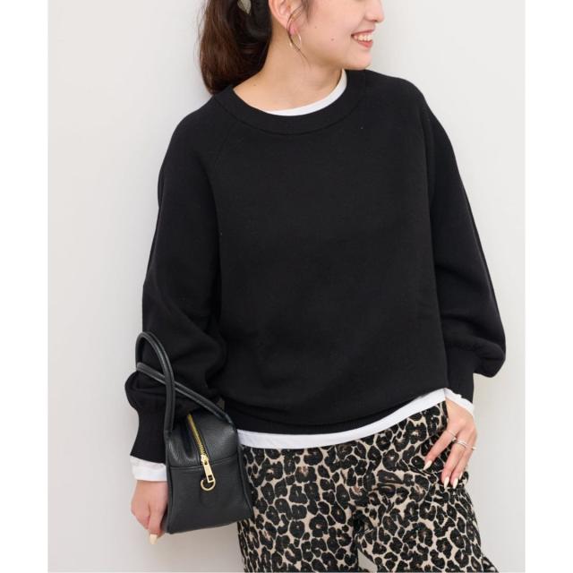 ジャーナルスタンダード レリューム（JOURNAL STANDARD relume）/《WEB限定追加》スウェットライクベーシックニット