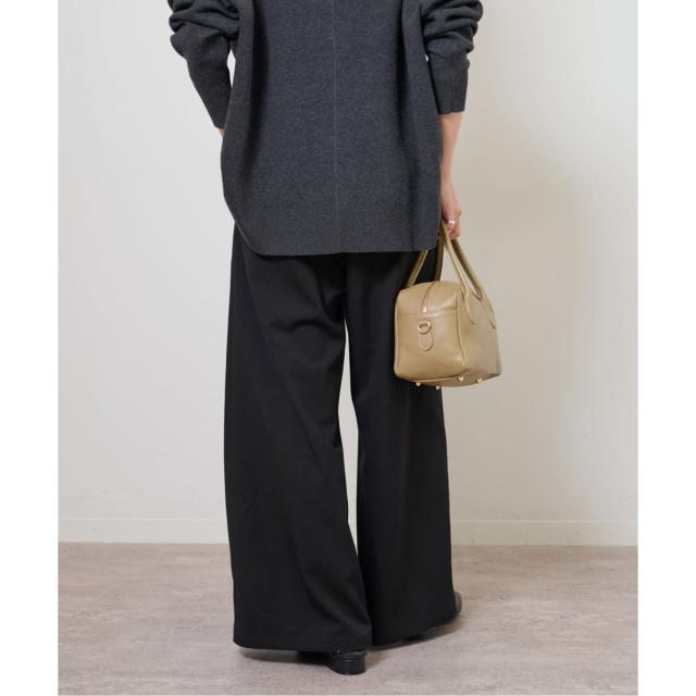 ジャーナルスタンダード レリューム（JOURNAL STANDARD relume）/《追加予約2》ウォッシャブルサージストレッチタックワイドパンツ