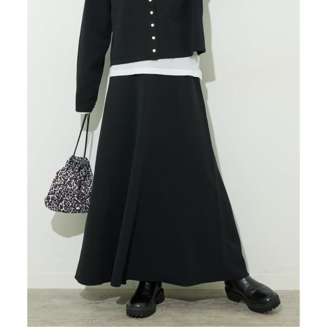 ジャーナルスタンダード レリューム（JOURNAL STANDARD relume）/《追加》ウォッシャブルダブルフェイスフレアスカート